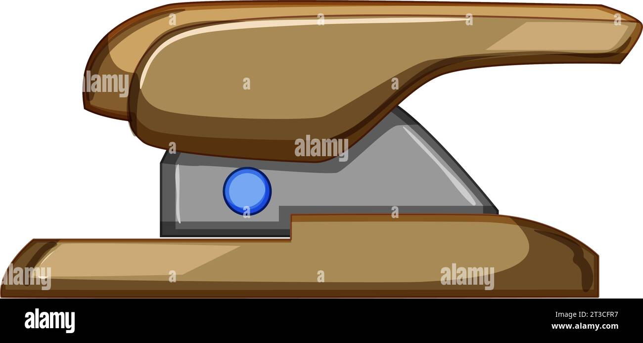 equipment stapler cartoon vector illustration Stock Vector Image & Art ...