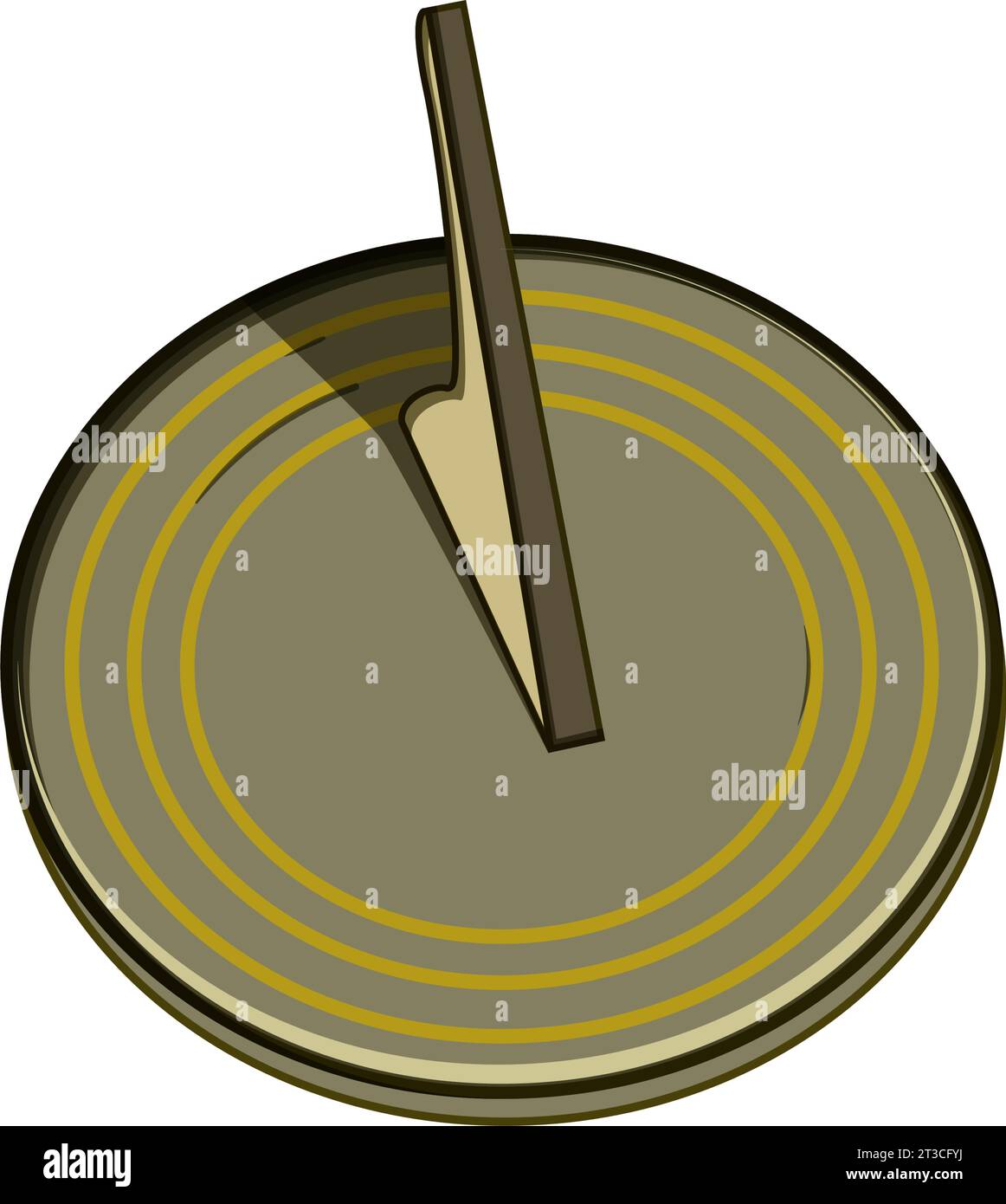 dial sundial cartoon vector illustration Stock Vector Image & Art - Alamy