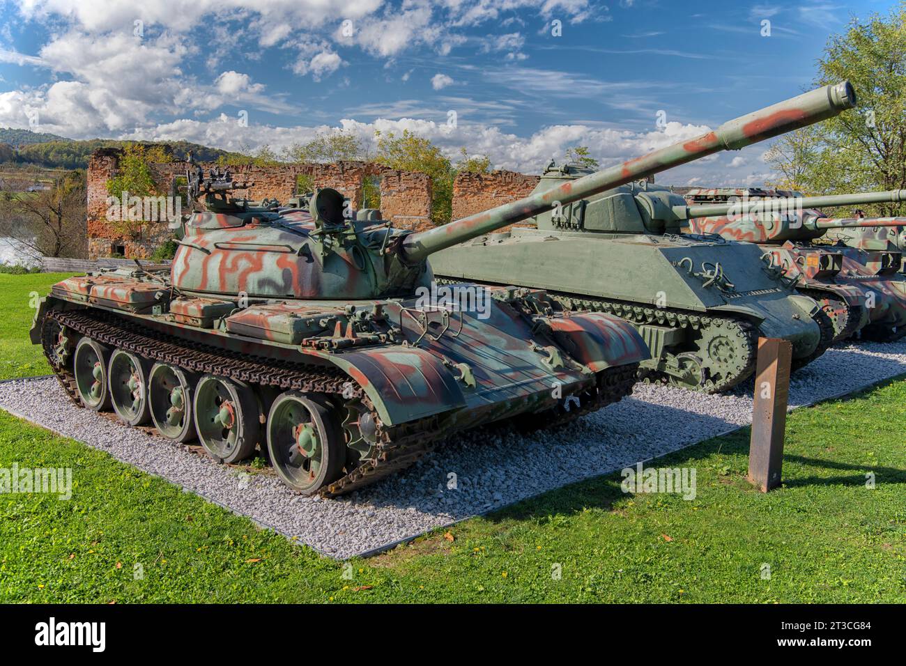 T-55 Tank at Museum of Homeland War in Karlovac, Croatia Stock Photo ...