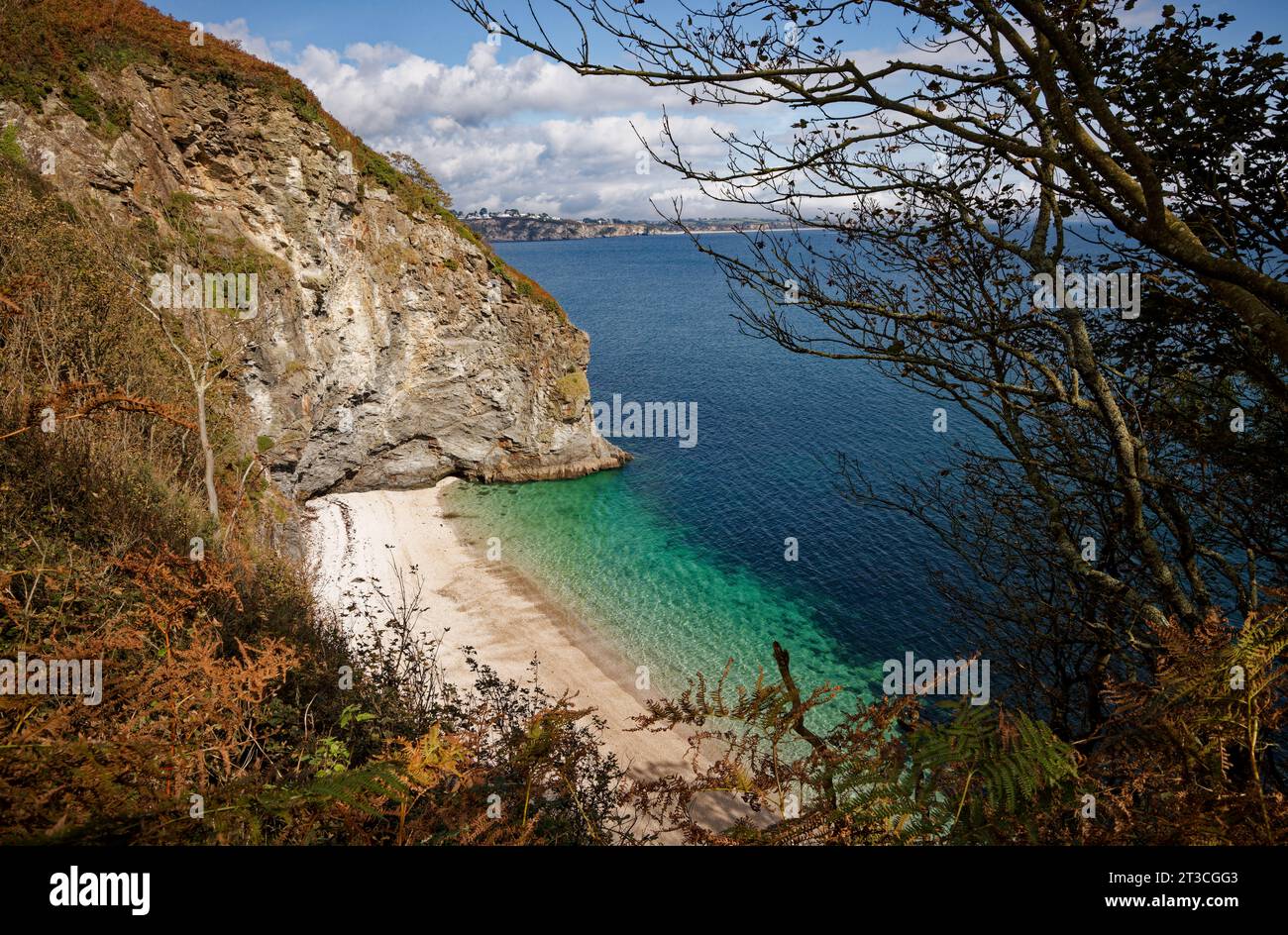 St Austell Bay Stock Photo - Alamy