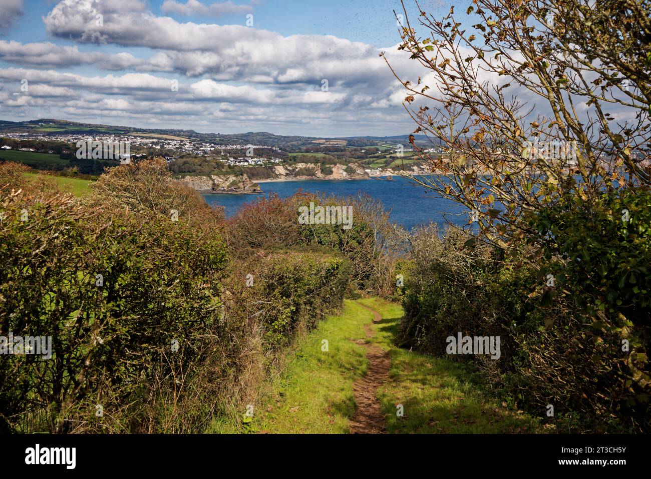 St Austell Bay Stock Photo - Alamy