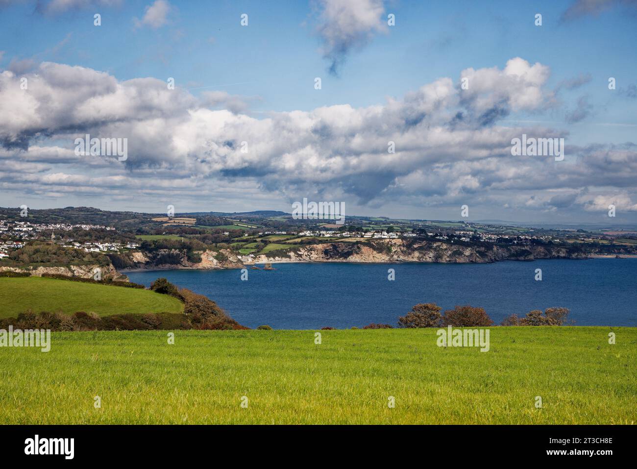 St Austell Bay Stock Photo - Alamy