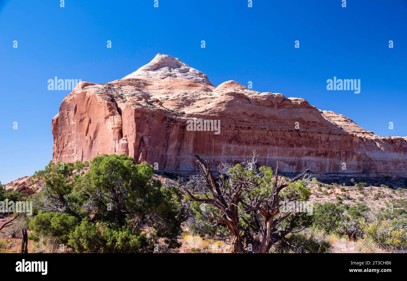 Photograph of Cleopatra's Chair, a large, eroded sandstone formation in ...