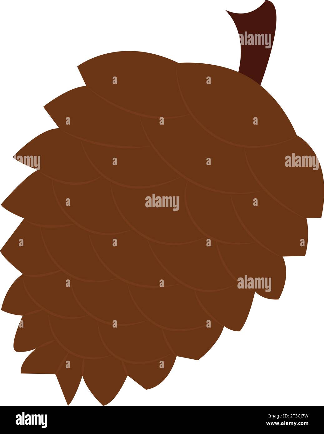 Isolated autumn pine tree Stock Vector Images - Alamy