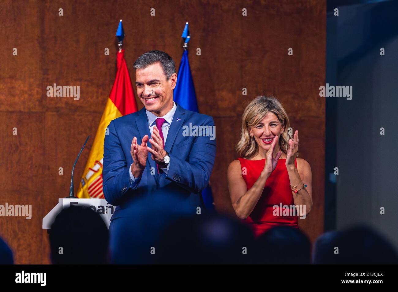 Madrid, Spain. 24th Oct, 2023. Pedro Sanchez, Spanish prime minister ...