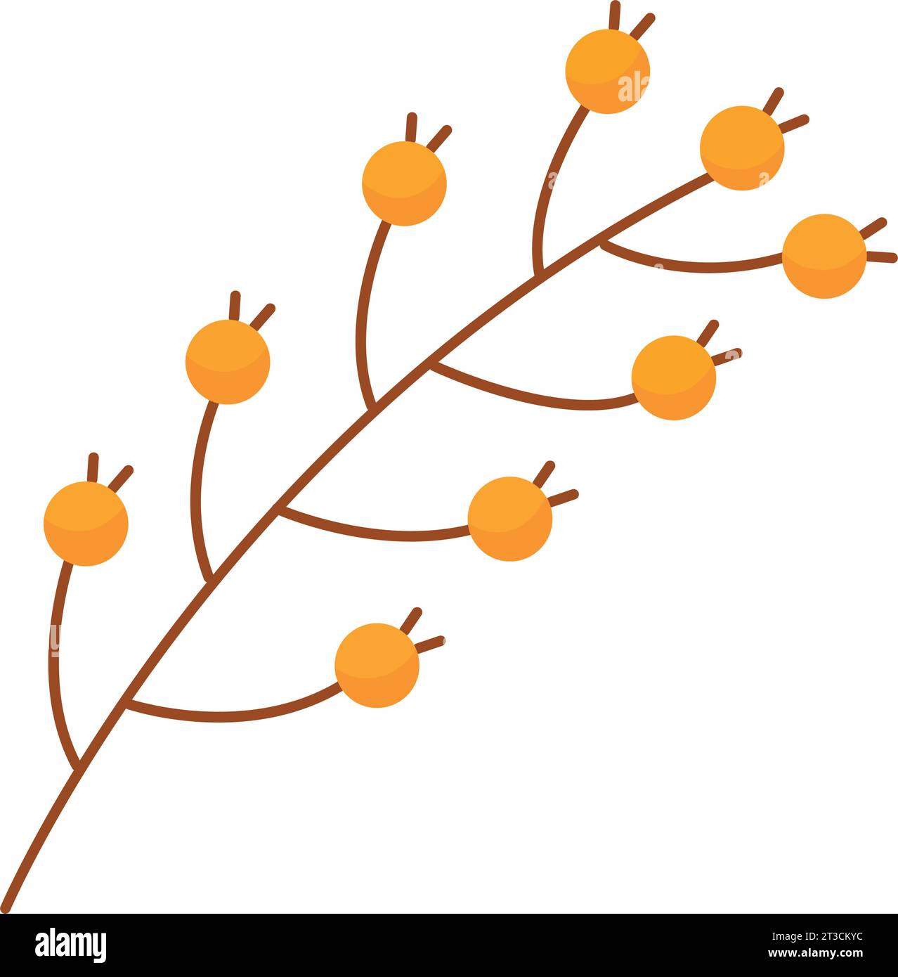 Isolated colored autumn leaf icon Vector Stock Vector Image & Art - Alamy