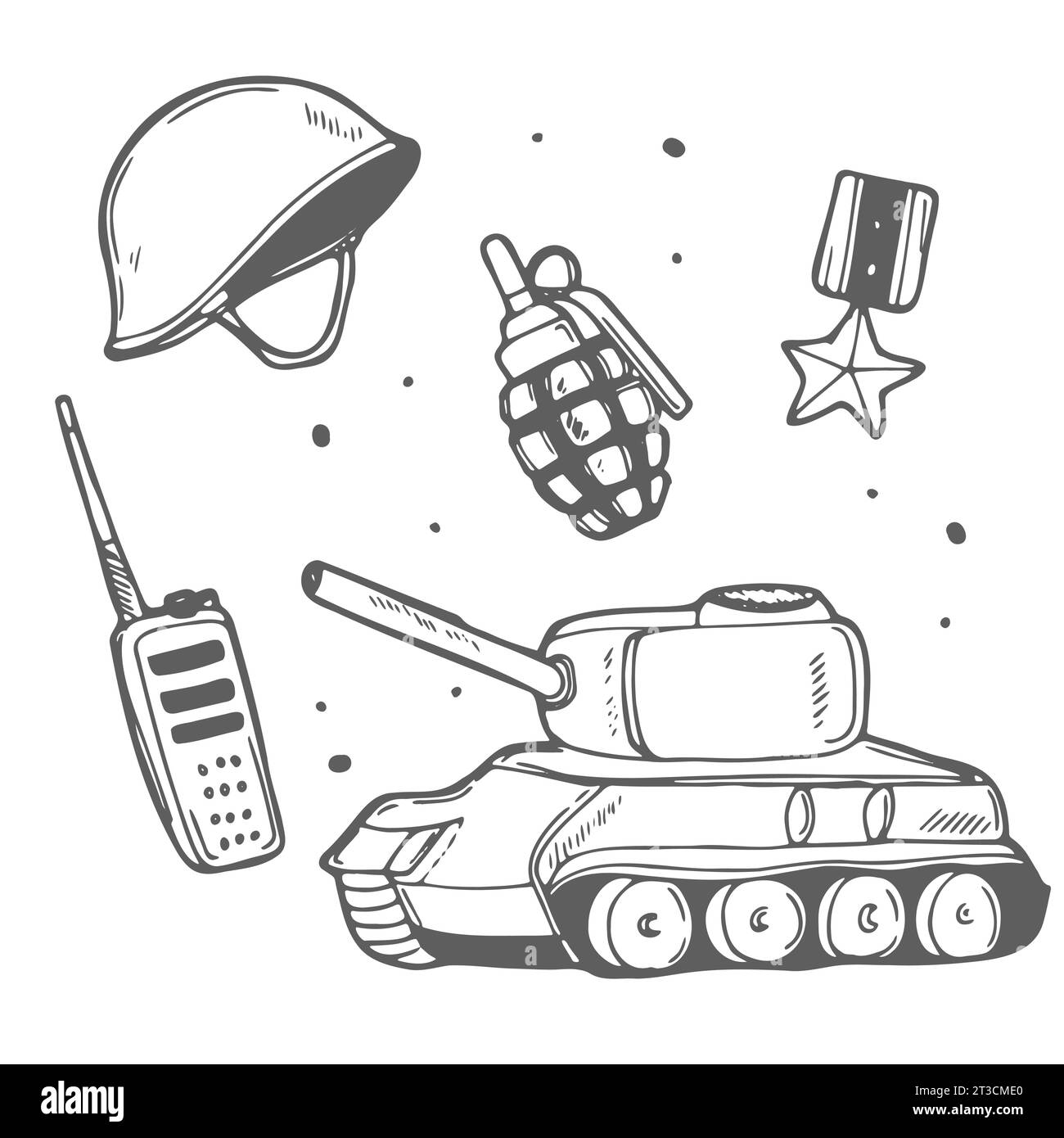 Military Army Soldier. War Vehicles and Weapons Marine. Traditional ...