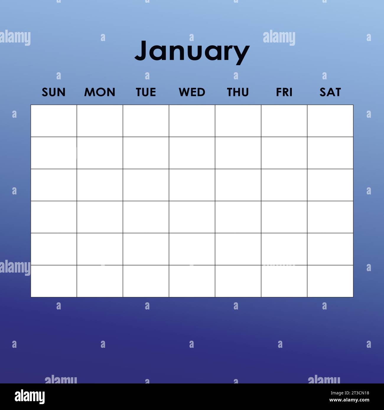 January. Calendar planner. Corporate week. Template layout, 12 months ...