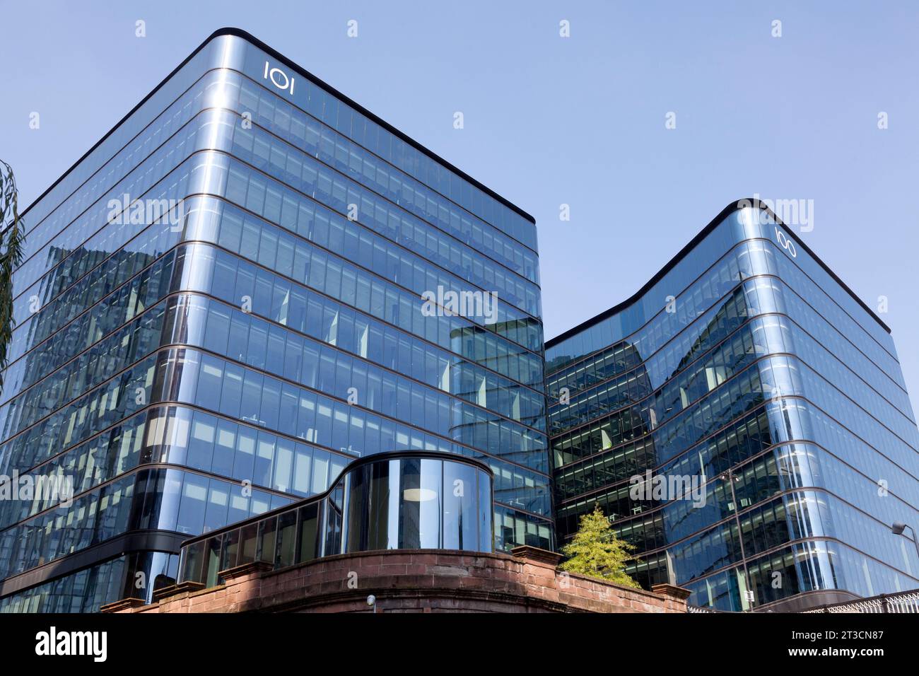 100 and 101 Embankment buildings, Salford, Manchester Stock Photo - Alamy