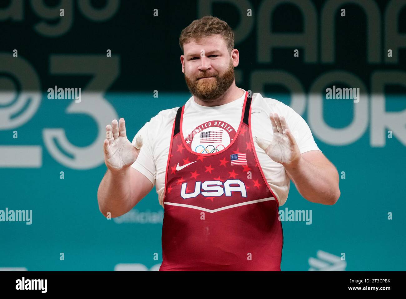 Keiser Witte of the United States reacts after competing in the men's ...