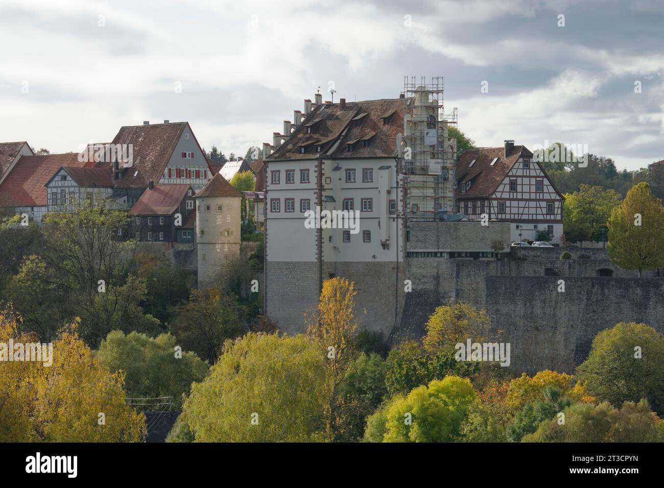 Old town redevelopment, Vellberg, Buehler, Buehlertal, Schwaebisch Hall ...