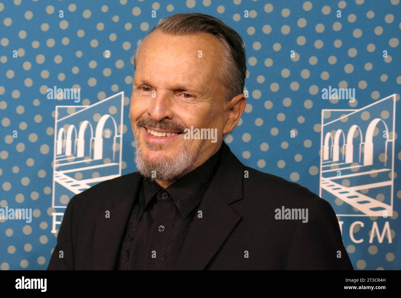 Spanish singer and actor Miguel Bose poses on the red carpet of the ...