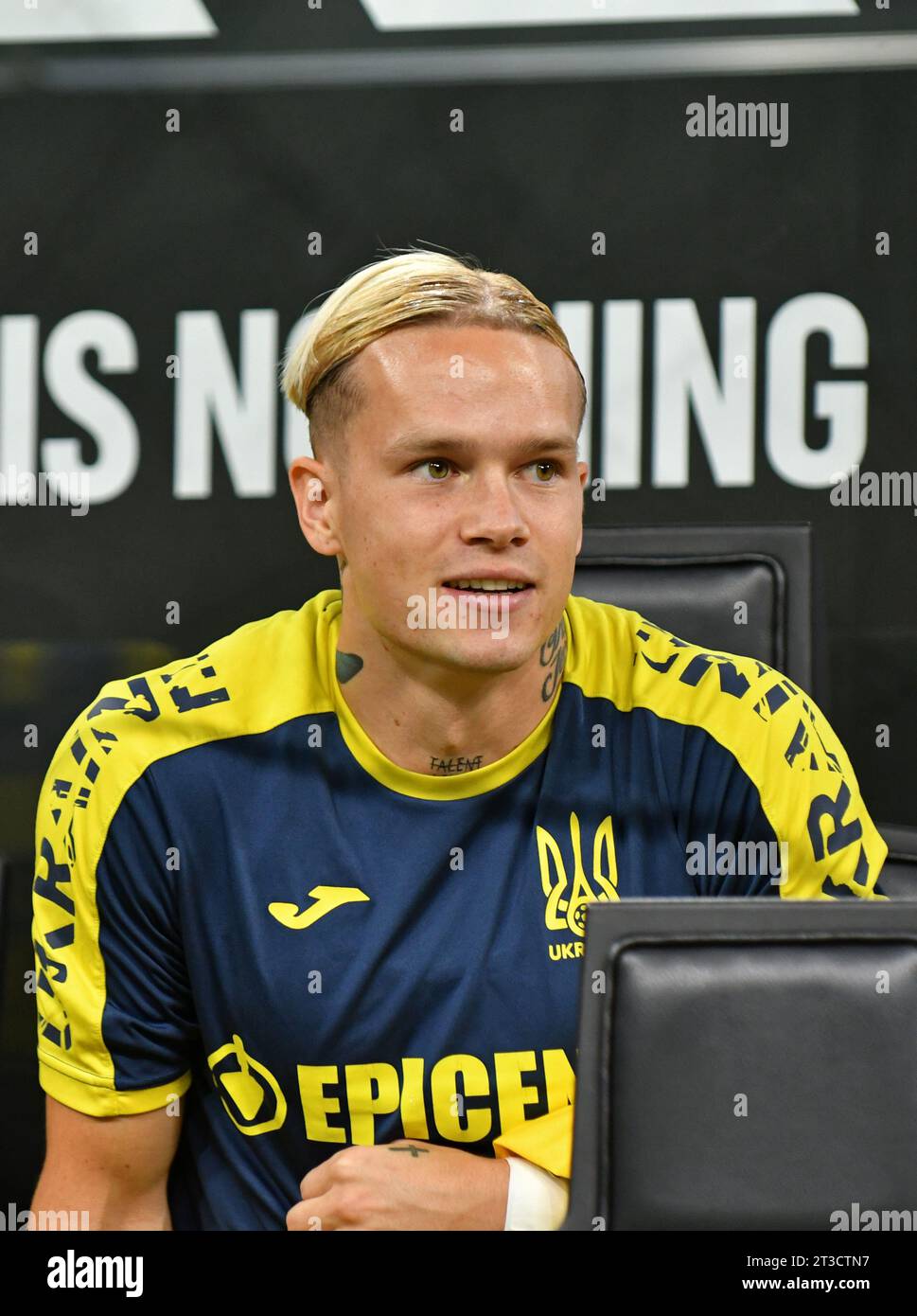 Milan, Italy - September 11, 2023: Ukrainian player Mykhailo Mudryk ...