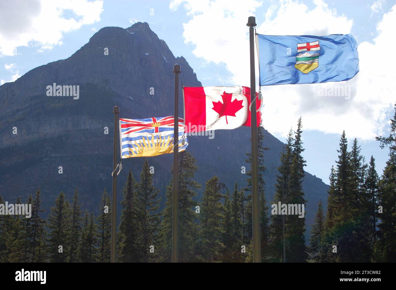 Alberta provincial flag hi-res stock photography and images - Alamy