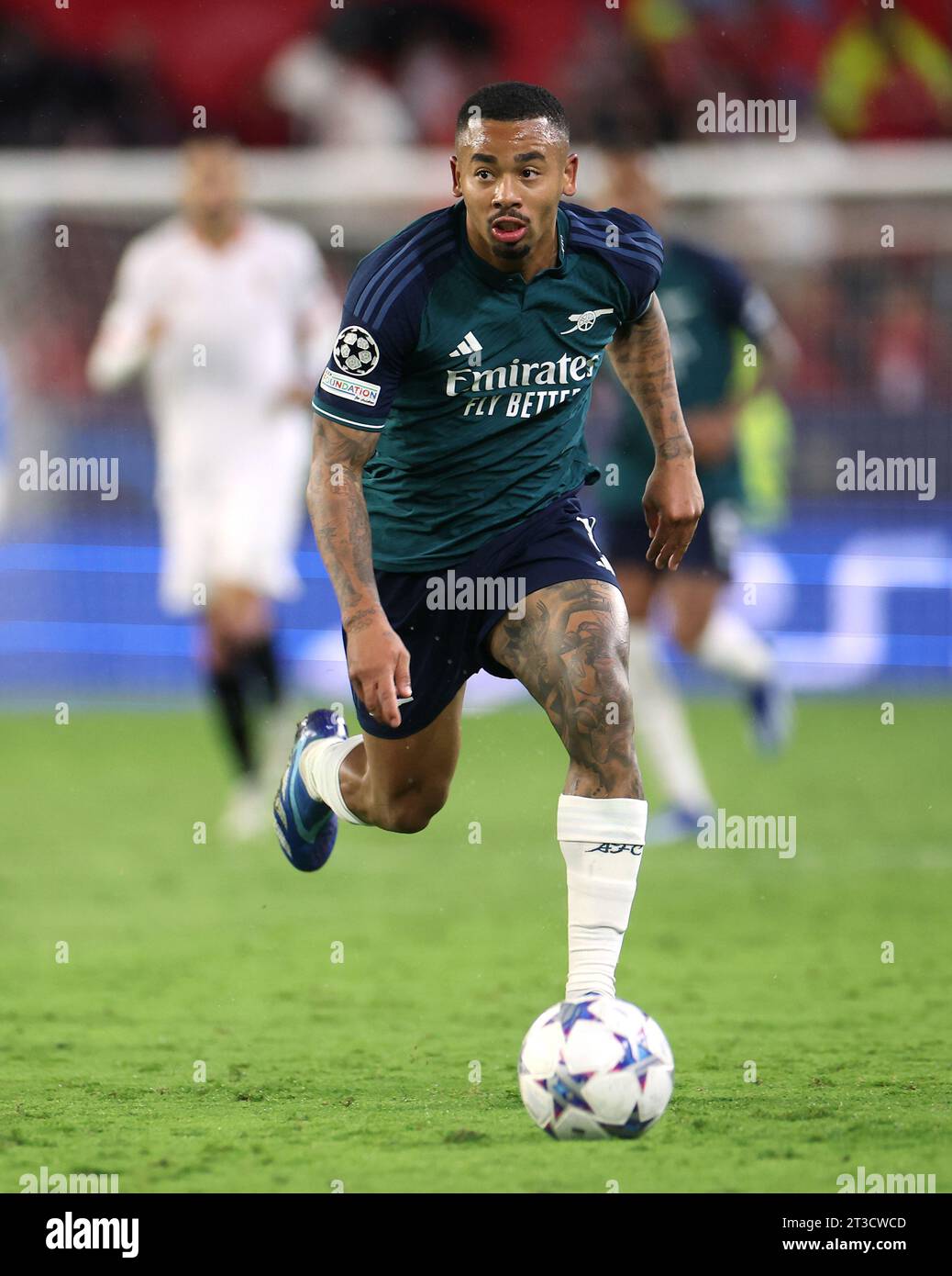 Arsenal's Gabriel Jesus during the UEFA Champions League group B match ...