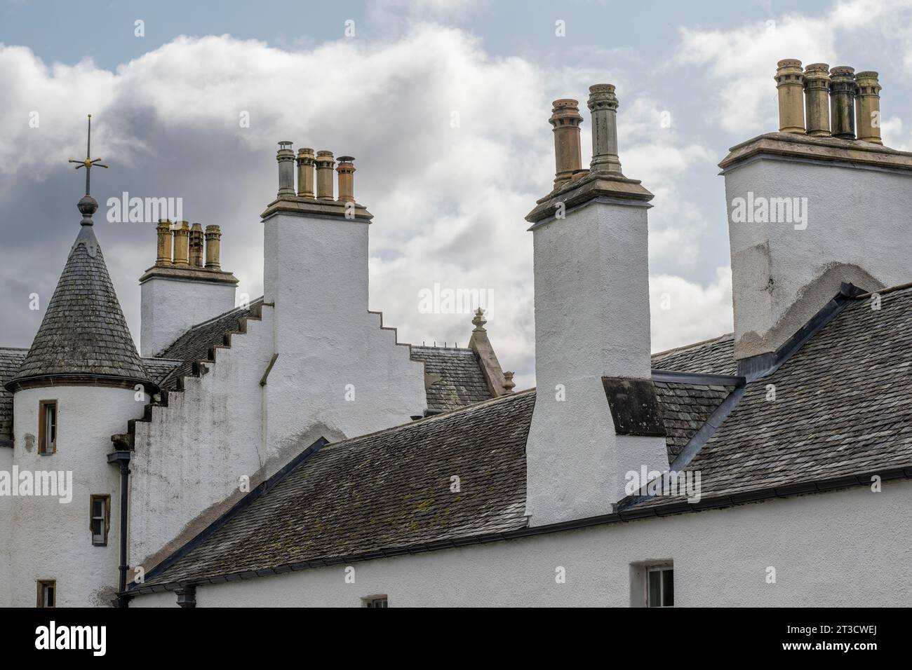 Blair Castle, Blair Atholl, Perth and Kinross, Scotland, United Kingdom ...