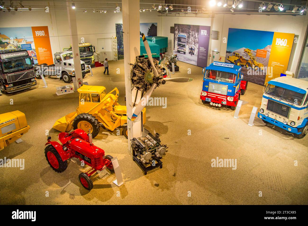 Historic vehicles at the Volvo Museum, Gothenburg, Sweden Stock Photo ...