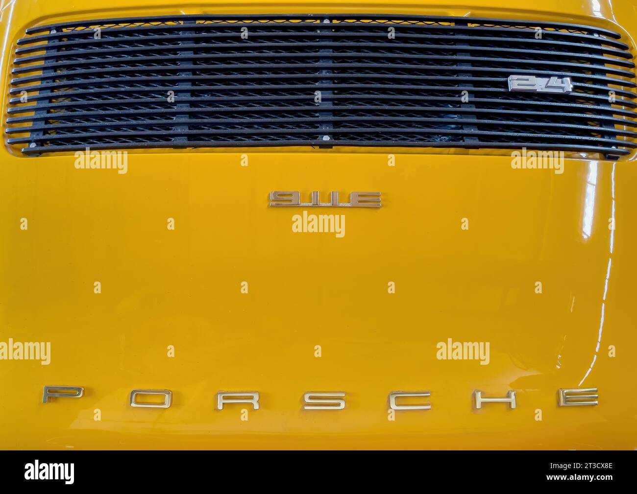 Rear of Oldtimer Classic Car Porsche 911 E 2, 4 litre from 60s in ...