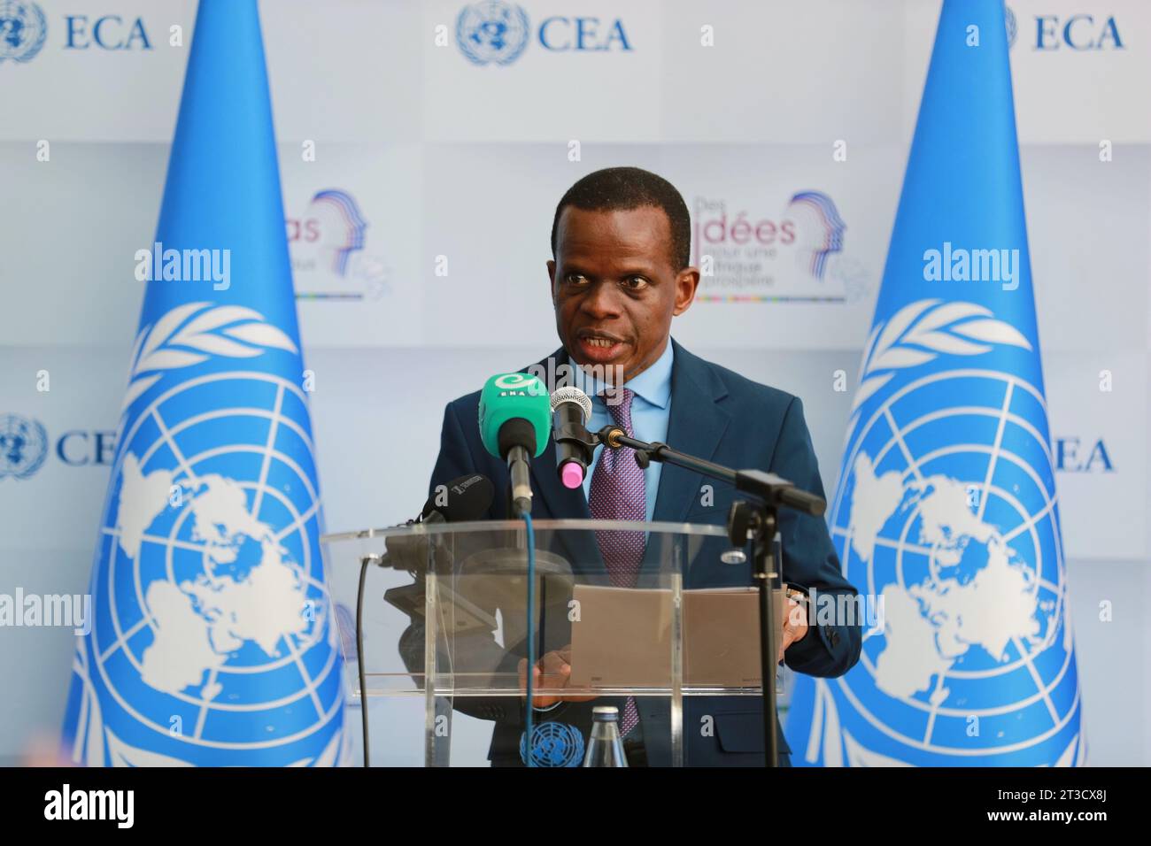 Addis Ababa, Ethiopia. 24th Oct, 2023. Acting Executive Secretary of ...