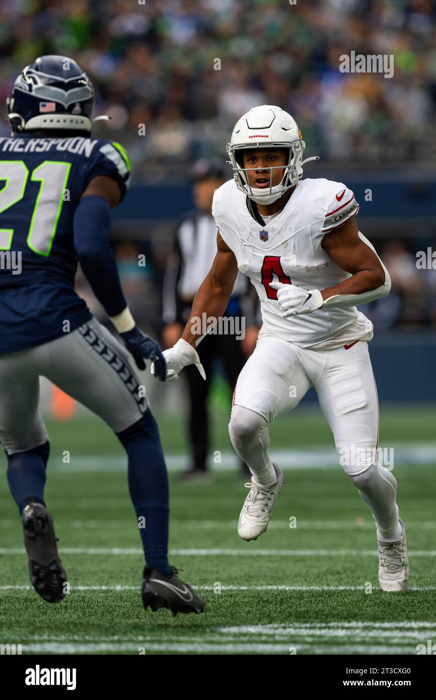 Arizona Cardinals wide receiver Rondale Moore (4) runs during an NFL ...