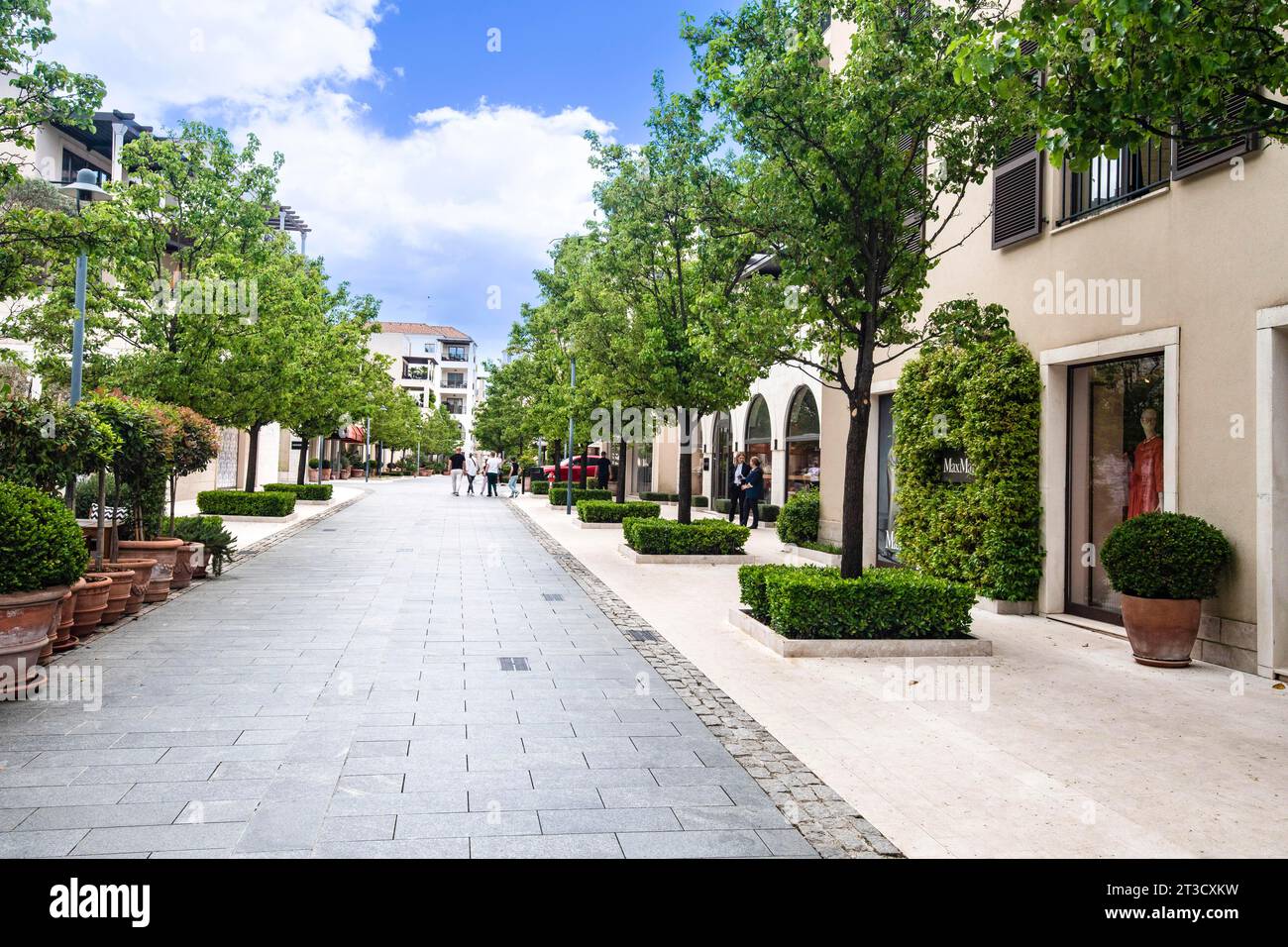 Luxury shops, Marina Porto Montenegro, Tivat, Bay of Kotor, Tivat ...