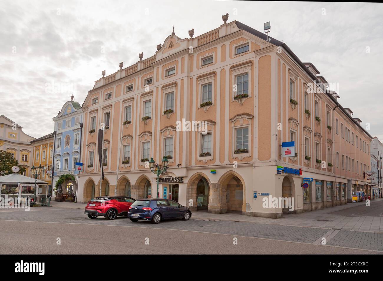 Building on the main square, Enns, considered to be the oldest town in ...