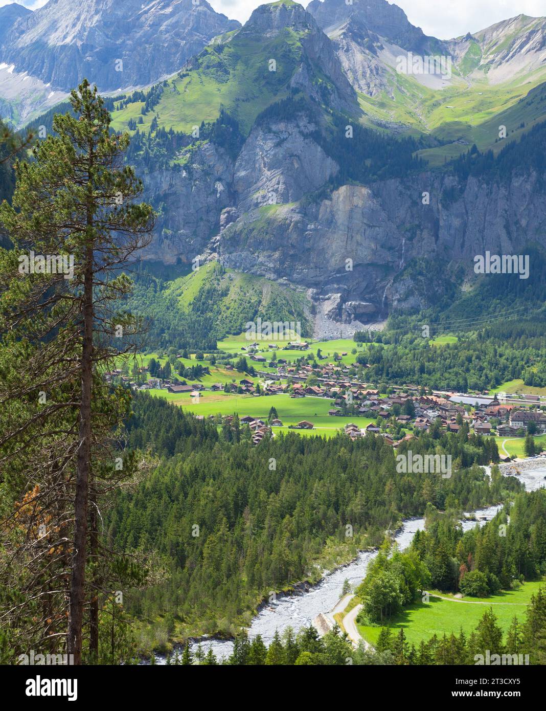 Alpine mountain village hi-res stock photography and images - Alamy