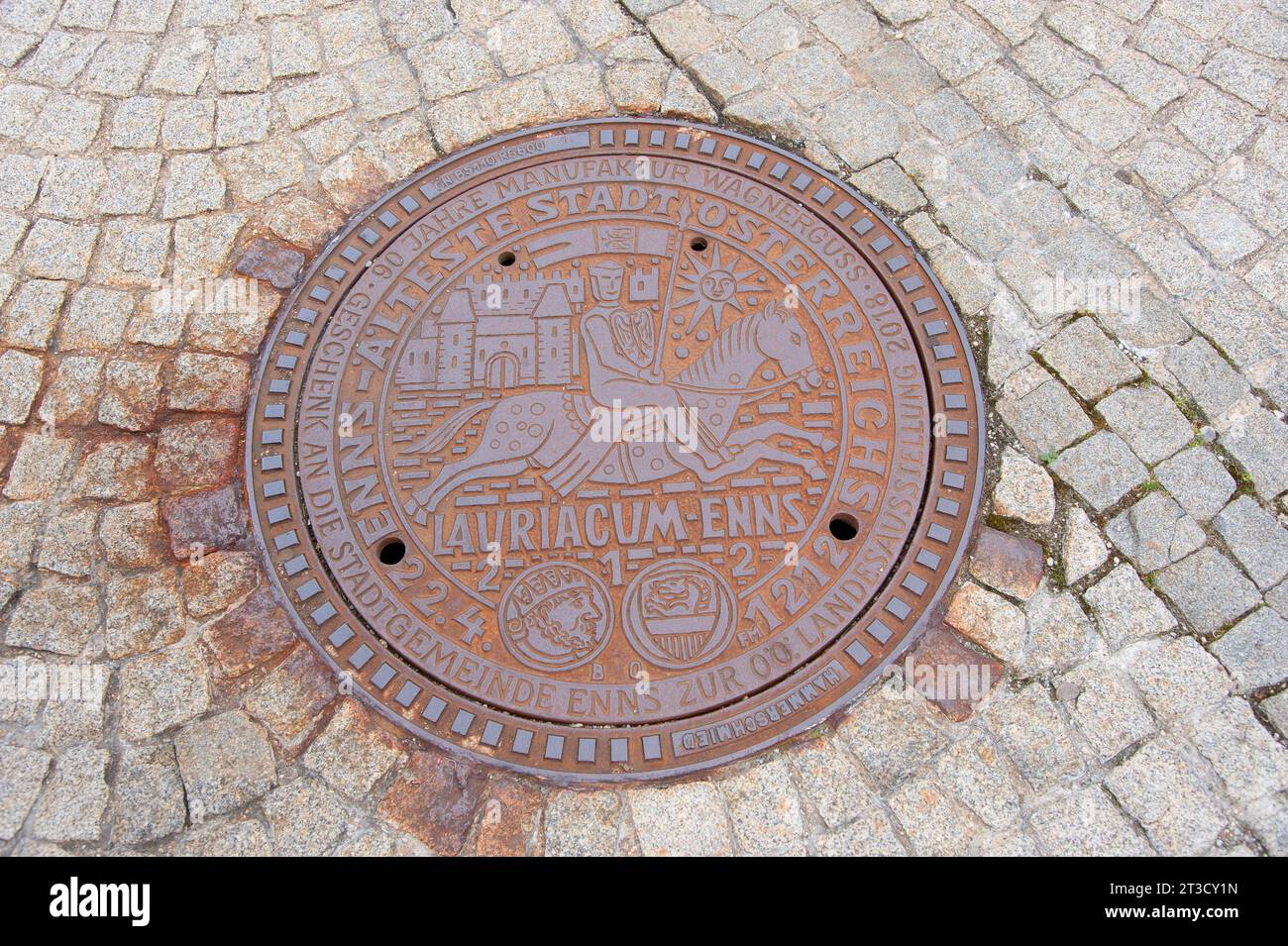 Historical manhole cover hi-res stock photography and images - Alamy