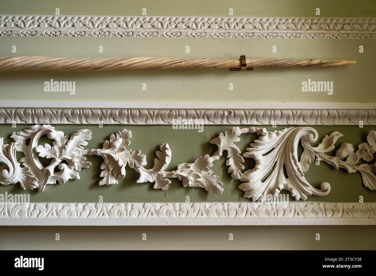 Tooth, Narwhal (Monodon monoceros), Blair Castle, Blair Atholl, Perth ...