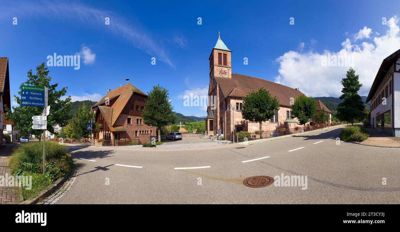 Sacred Heart Church in Seebach, Ortenaukreis, Baden-Wuerttemberg ...
