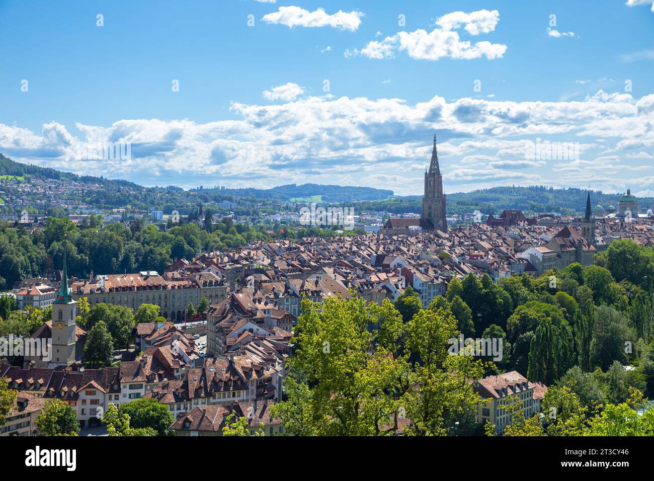 panoramic view of Bern old town, Switzerland Stock Photo - Alamy