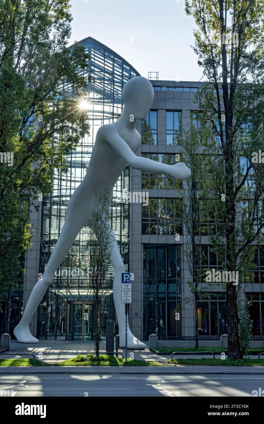 Walking Man, monumental sculpture by Jonathan Borofsky made of steel ...