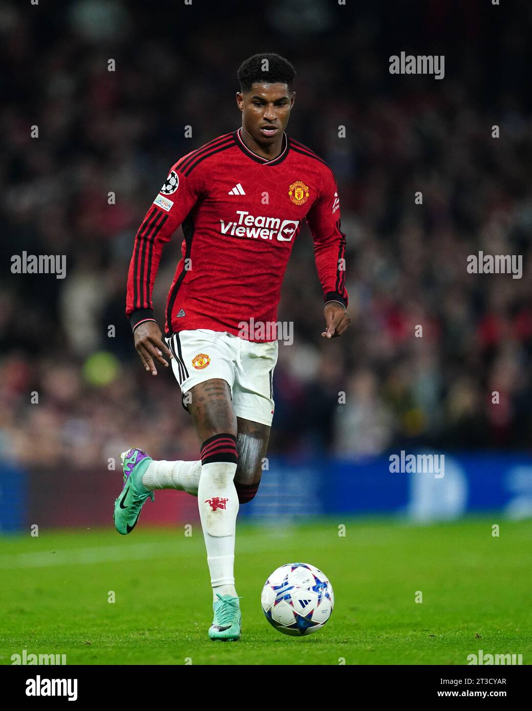 Manchester United's Marcus Rashford during the UEFA Champions League ...