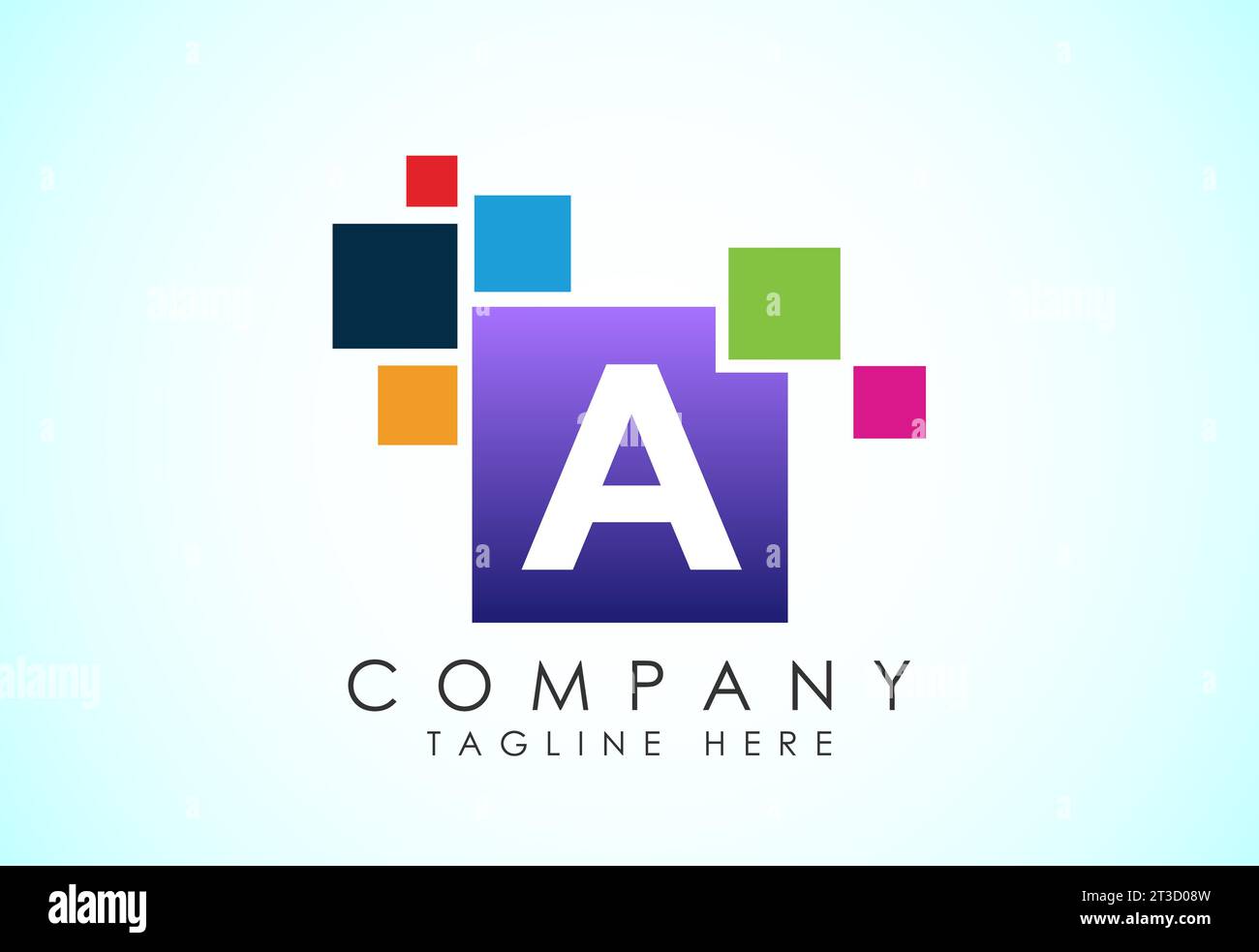 English alphabet with data pixel. Creative technological modern data pixel logo Stock Vector ...