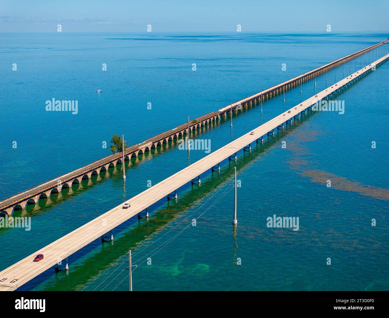 Stock photo Florida Keys Seven Mile Bridge 2023 Stock Photo - Alamy