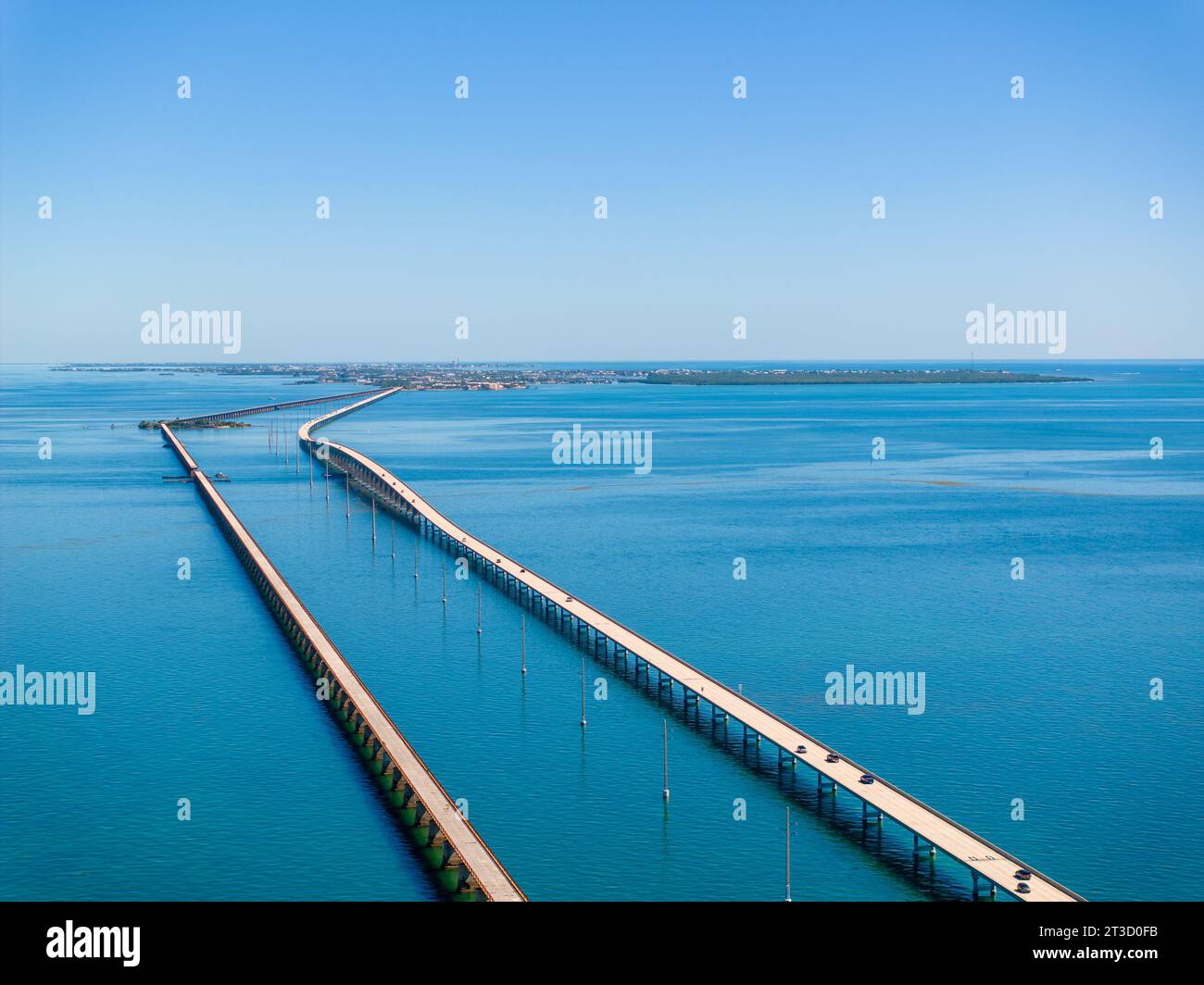 Stock photo Florida Keys Seven Mile Bridge 2023 Stock Photo - Alamy