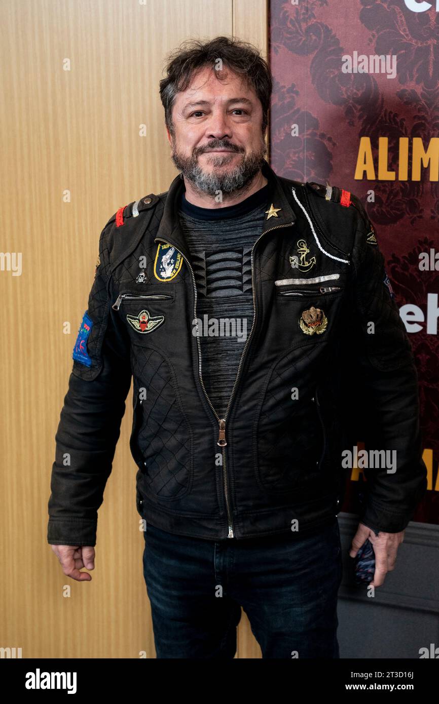 Paco Collado poses at the photocall during the premiere of the film ...