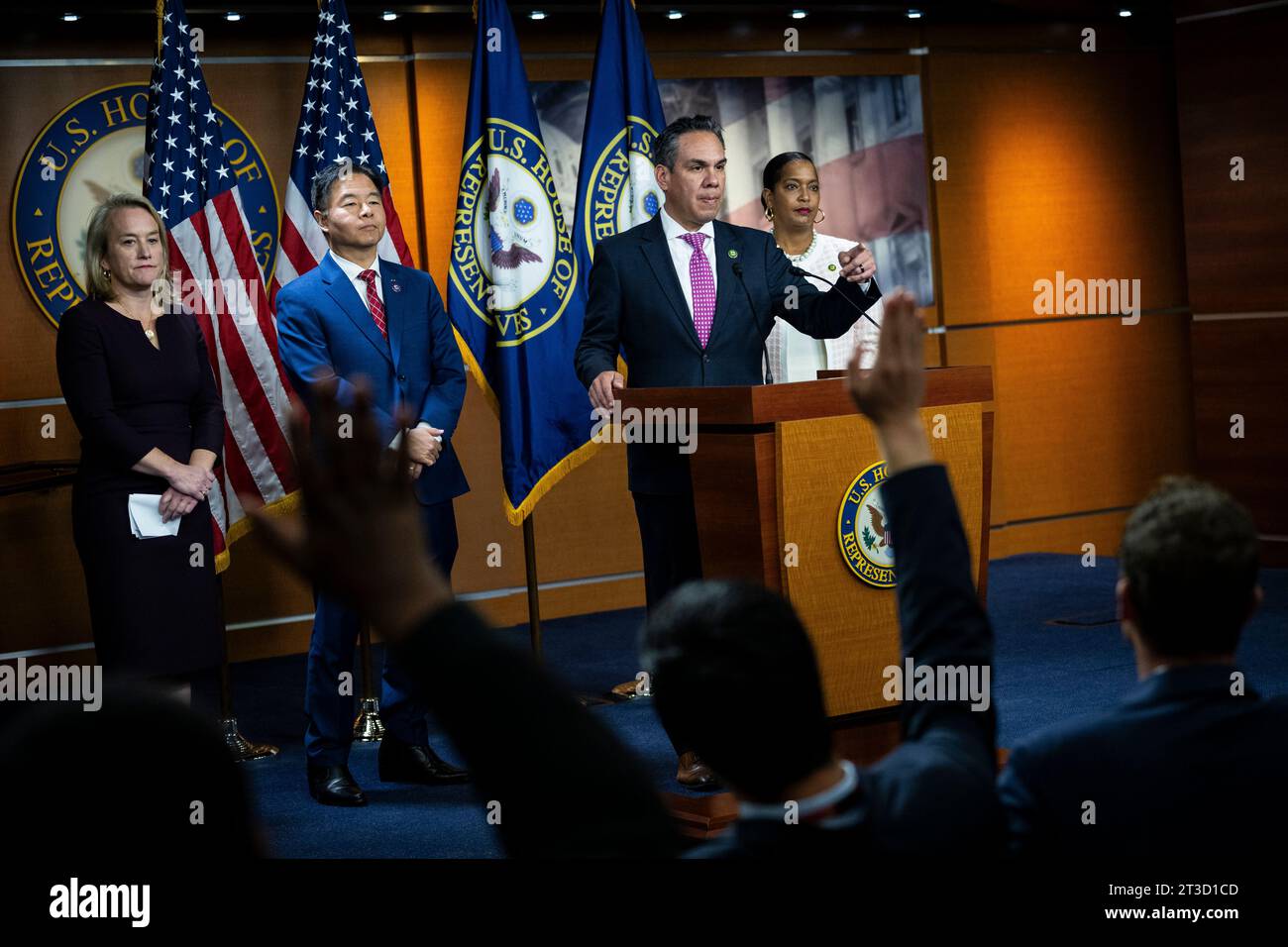 Washington, USA. 24th Oct, 2023. Representative Pete Aguilar (D-CA ...