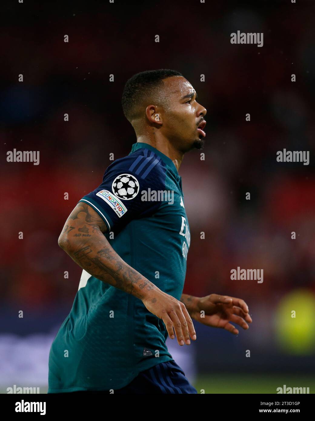 Gabriel Jesus of Arsenal FC celebrates after scoring goal Credit ...