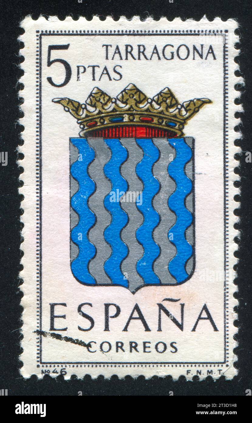 SPAIN - CIRCA 1965: stamp printed by Spain, shows Provincial Arms ...