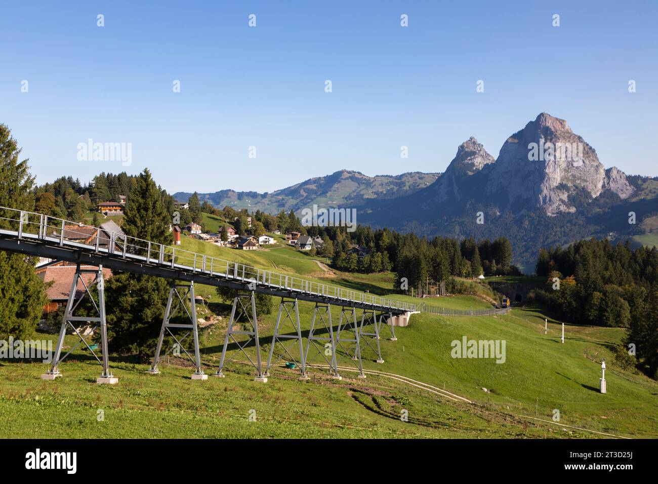The Stoosbahn is the steepest funicular railway in the world. The ...