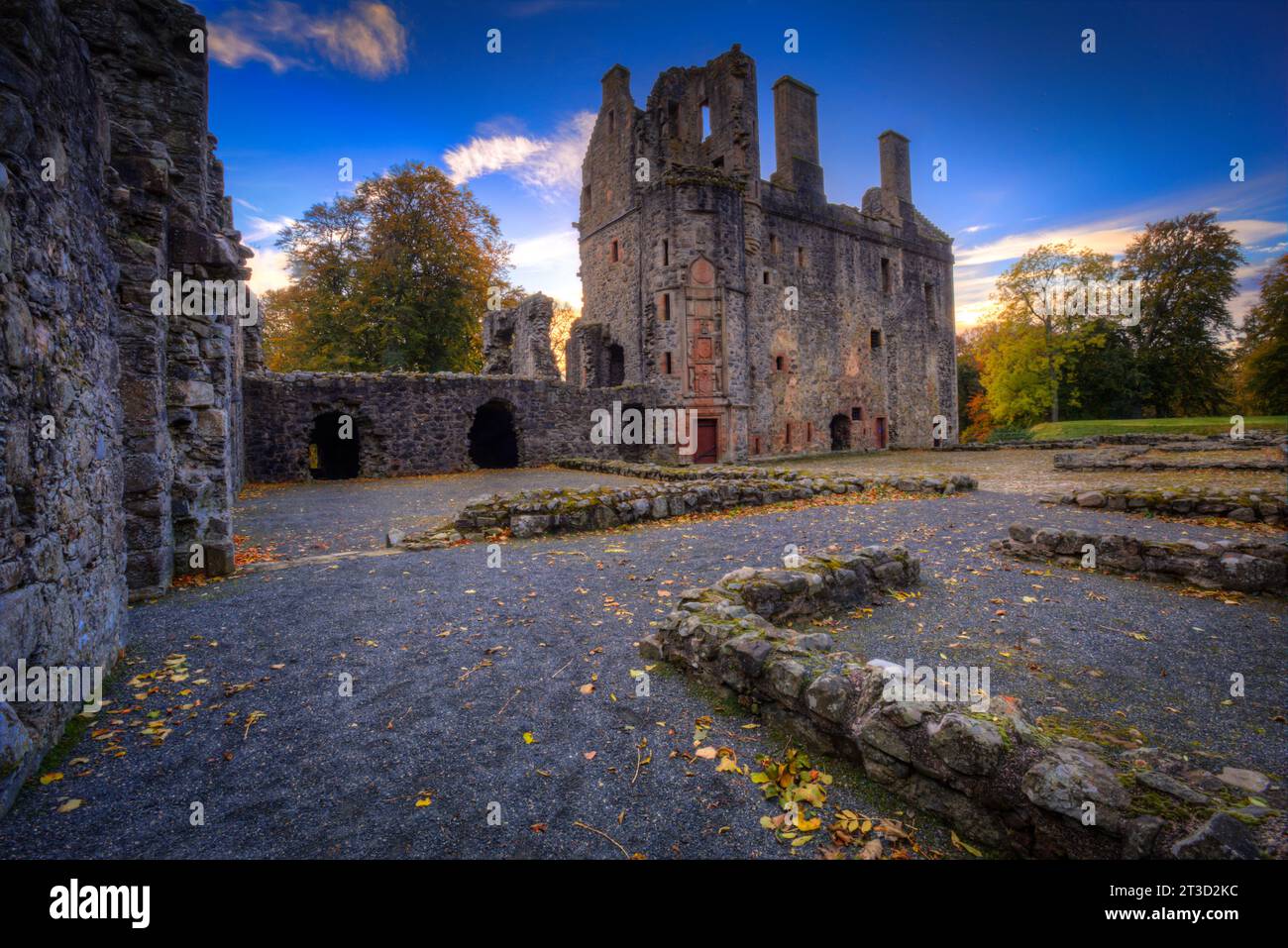 huntly castle aberdeenshire scotland Stock Photo - Alamy