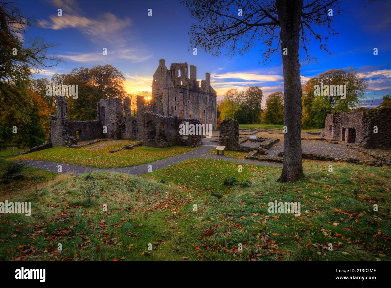 huntly castle aberdeenshire scotland Stock Photo - Alamy