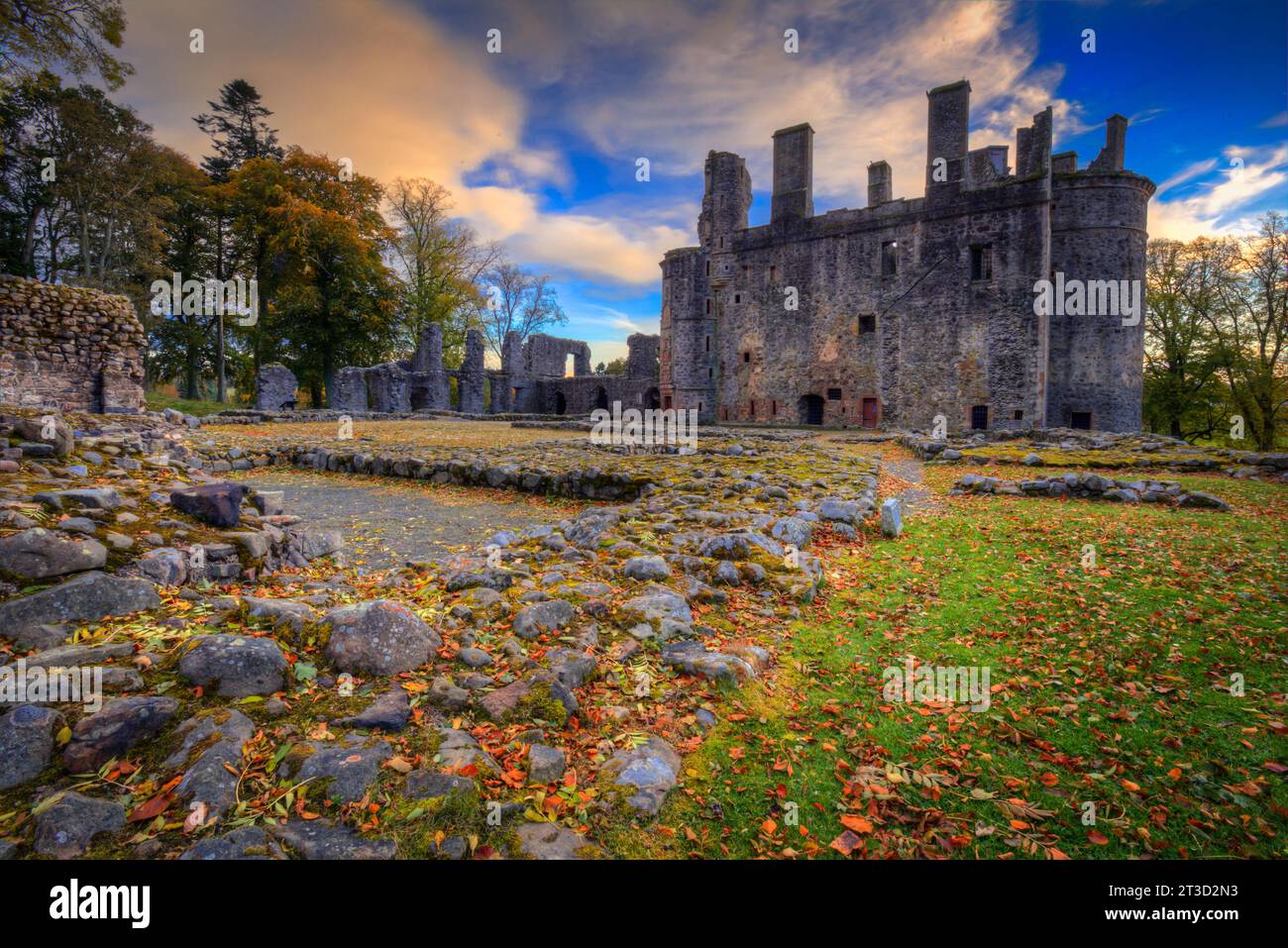 huntly castle aberdeenshire scotland Stock Photo - Alamy