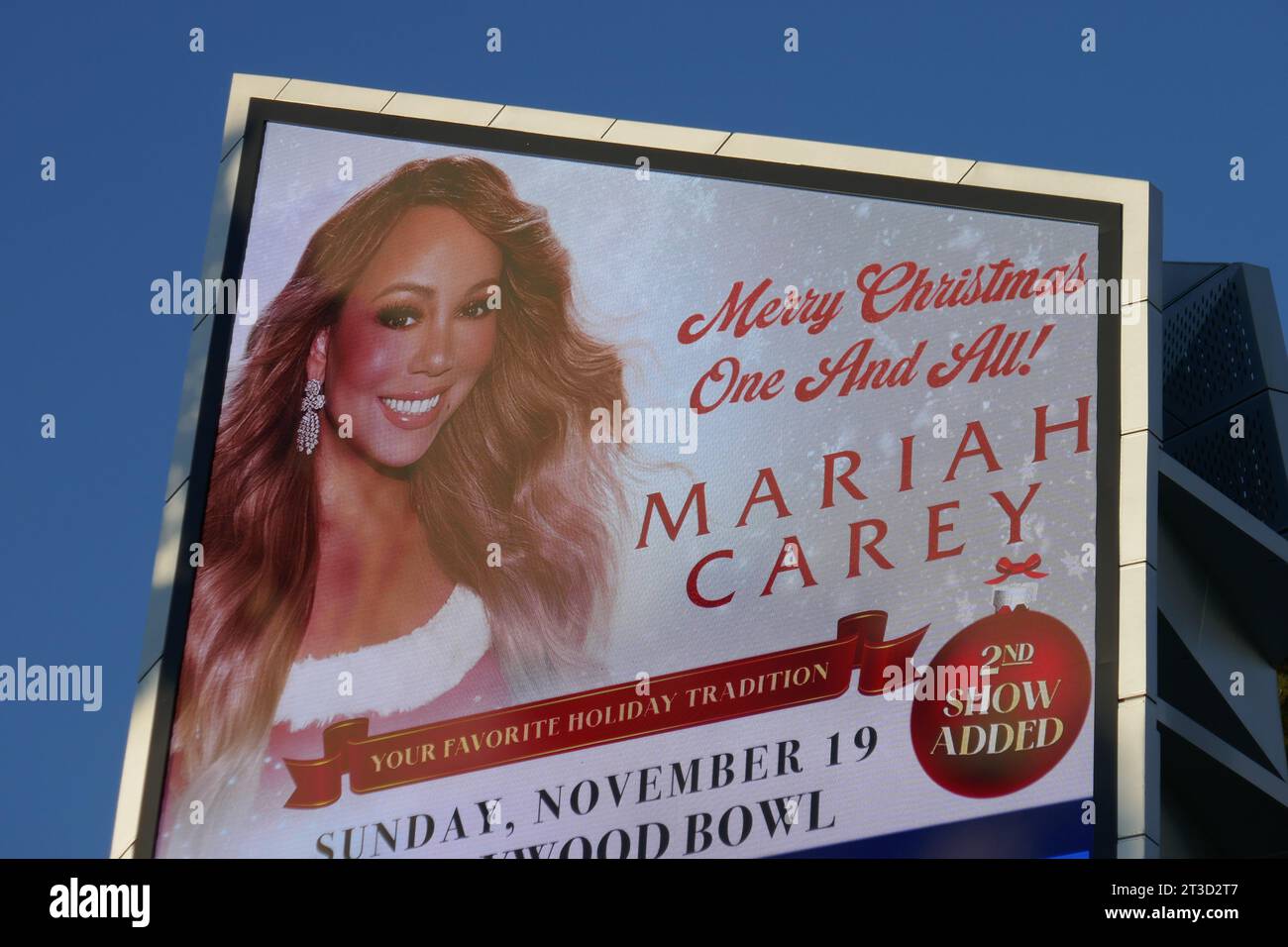 Los Angeles, California, USA 19th October 2023 Singer Mariah Carey ...