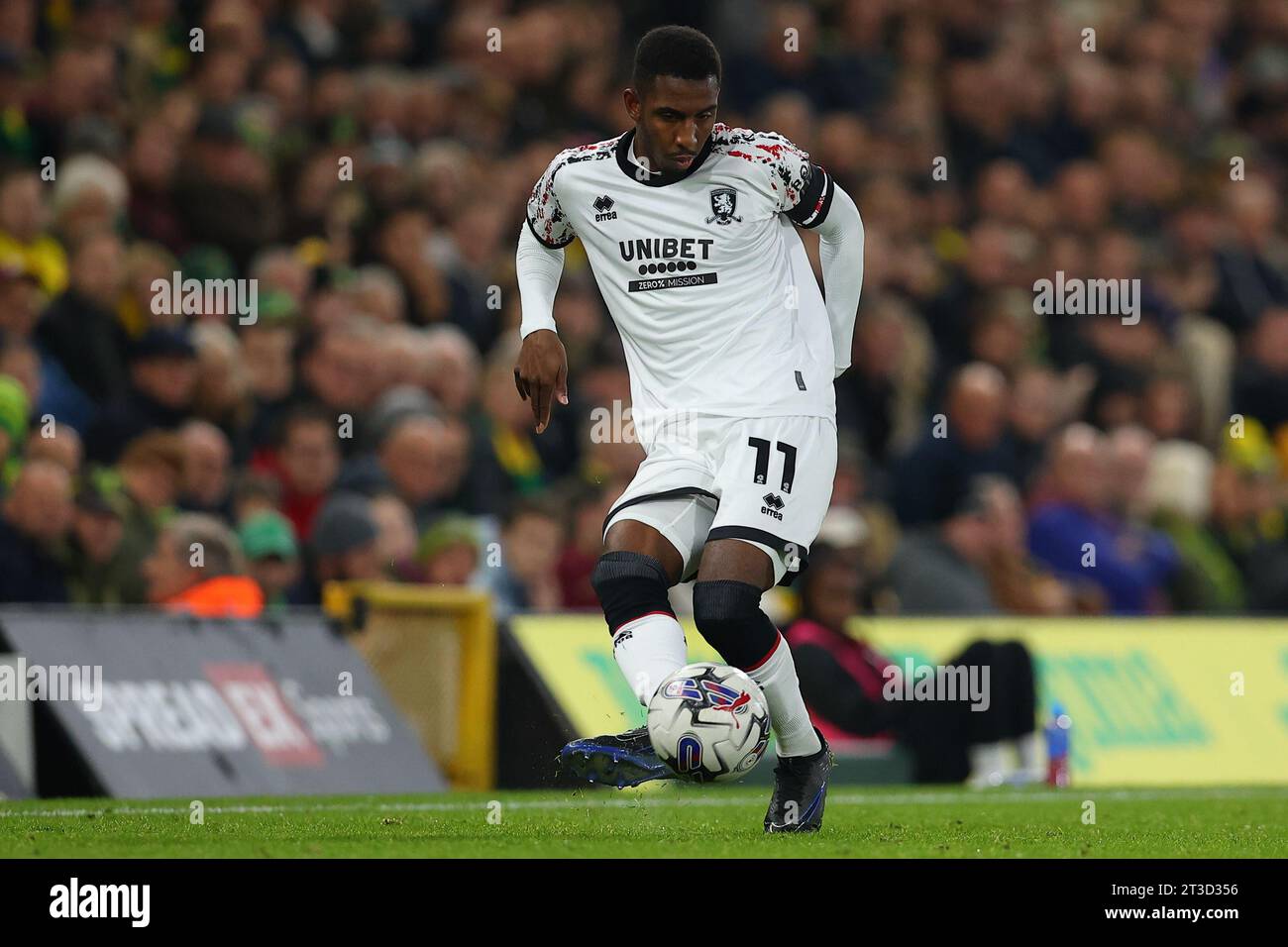 Isaiah Jones of Middlesbrough during the Sky Bet Championship match ...