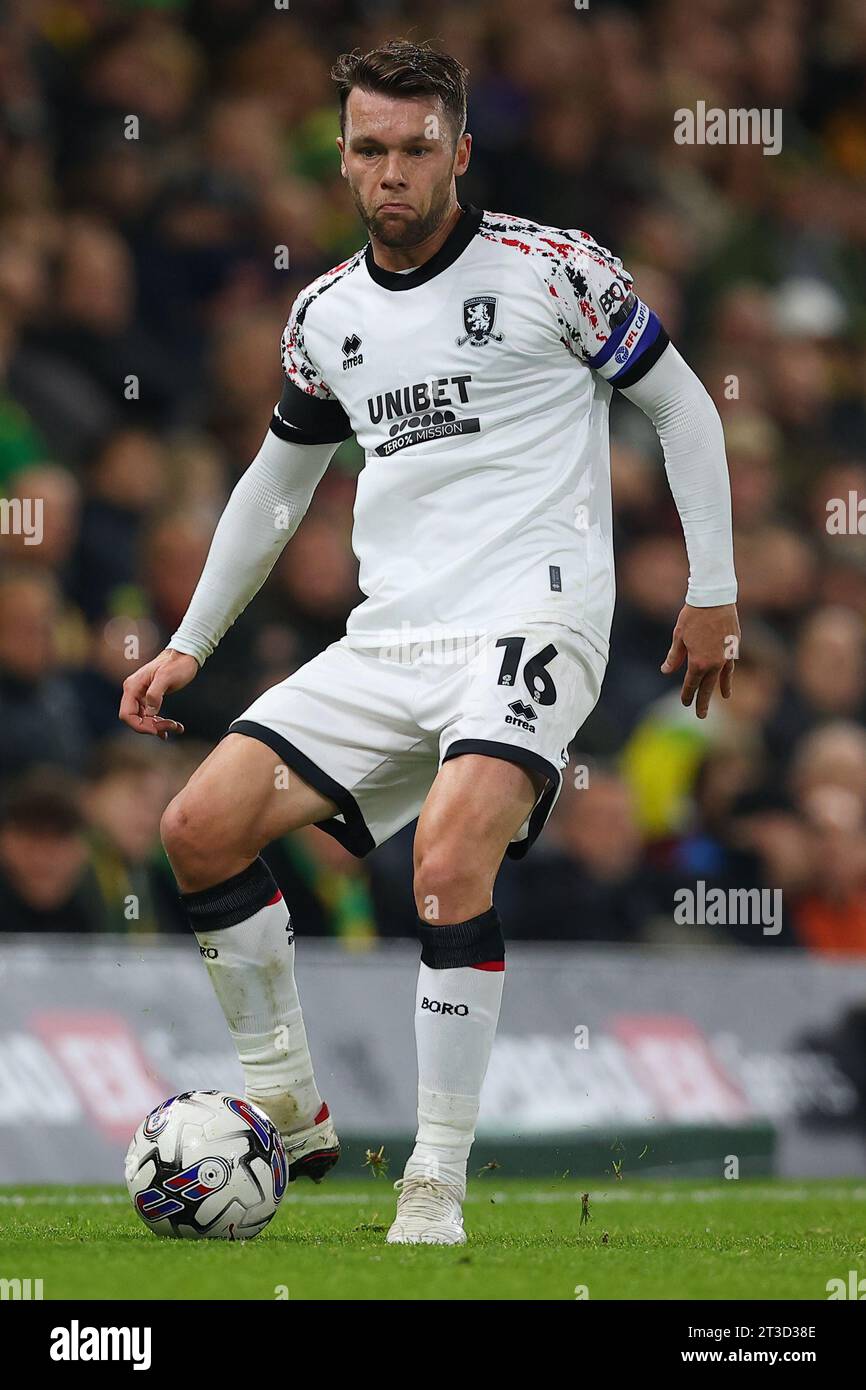 Jonny Howson of Middlesbrough during the Sky Bet Championship match ...