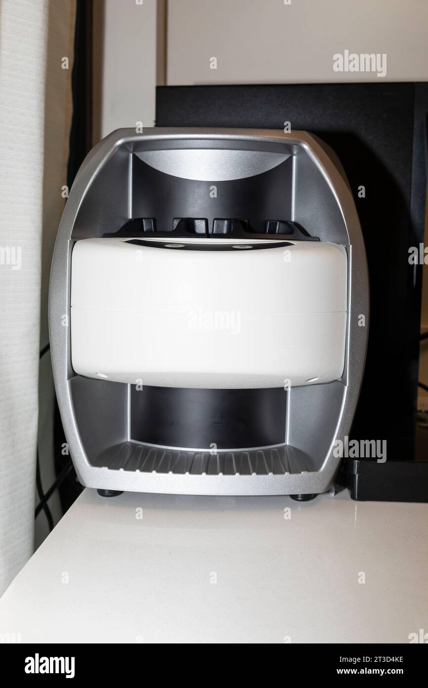 Scan Dental X-ray Imaging Machine, Technology Device In Lab. Teeth ...