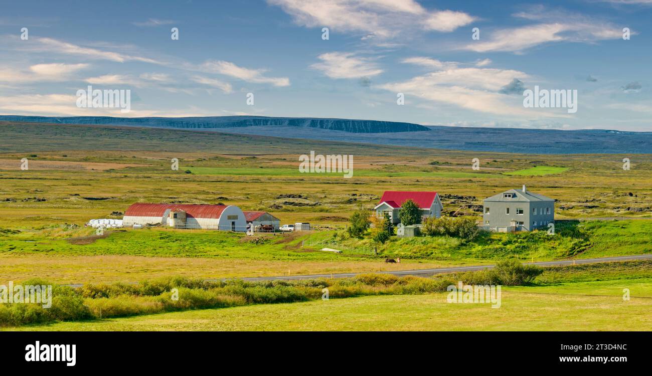 Iceland farm near akureyri hi-res stock photography and images - Alamy
