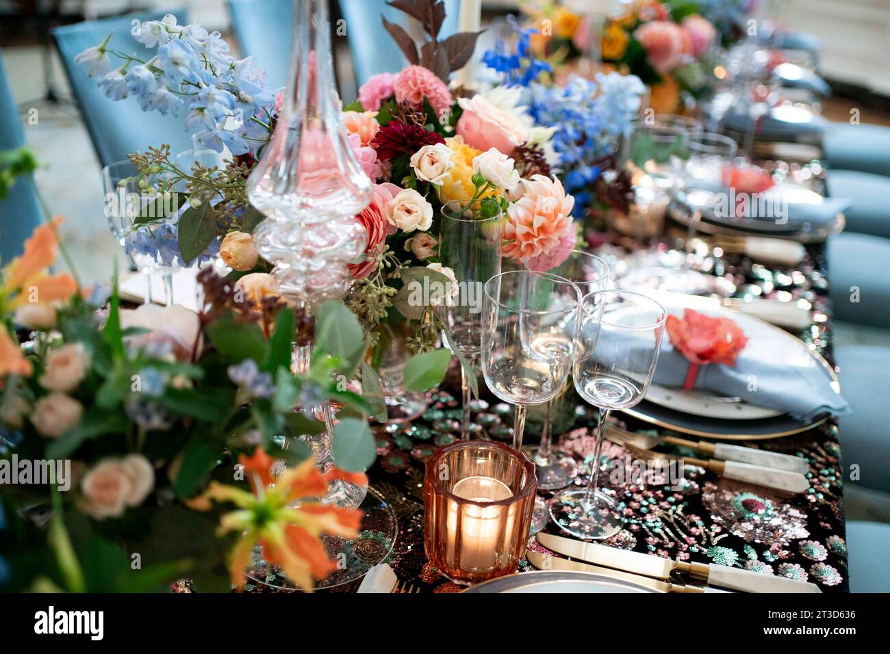 White house state dinner menu hi-res stock photography and images - Alamy